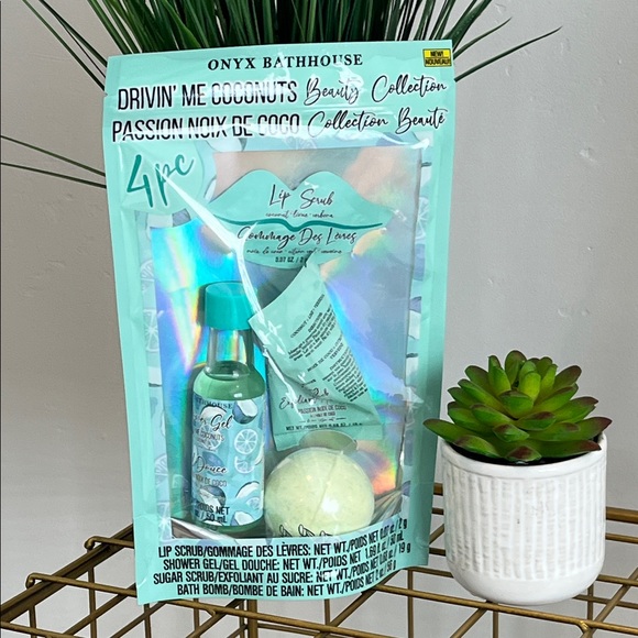 Bath & Body | Onyx Bathhouse Drivin Me Coconuts 4 Pc Beauty Collection ...